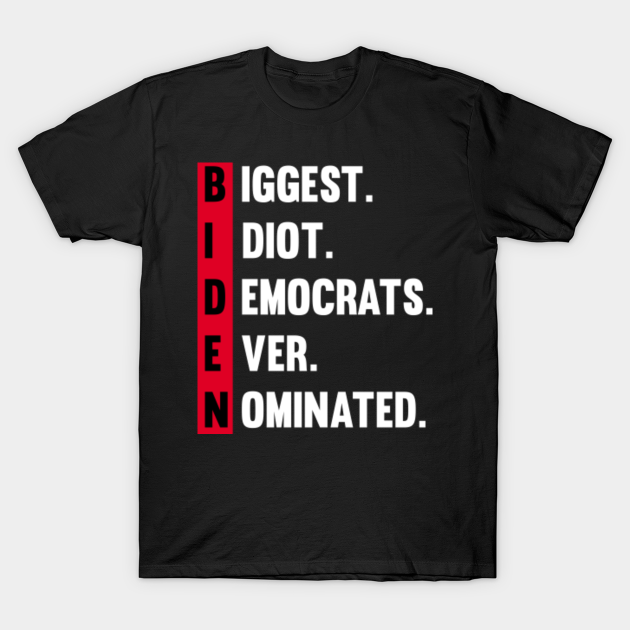 Anti Joe Biden Shirt Biggest Idiot Democrats Ever Nominated Funny anti-joe-biden-shirt-biggest-idiot-democrats-ever-nominated-funny